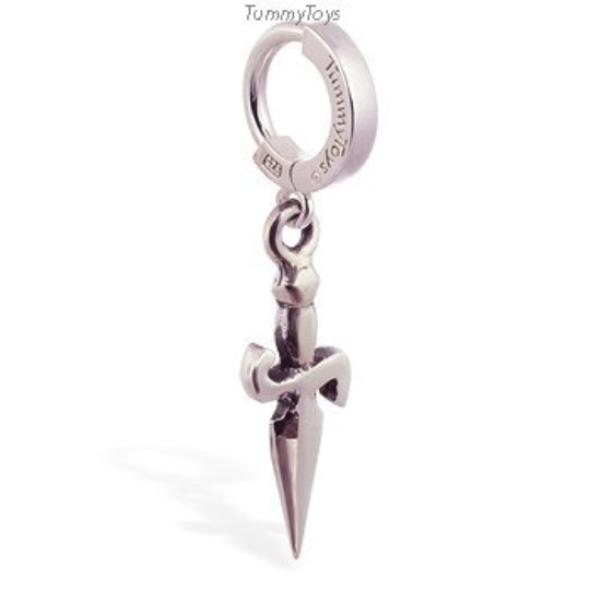 Femme Metale Revenge Dagger Belly Ring | TummyToys Sexy Navel Rings